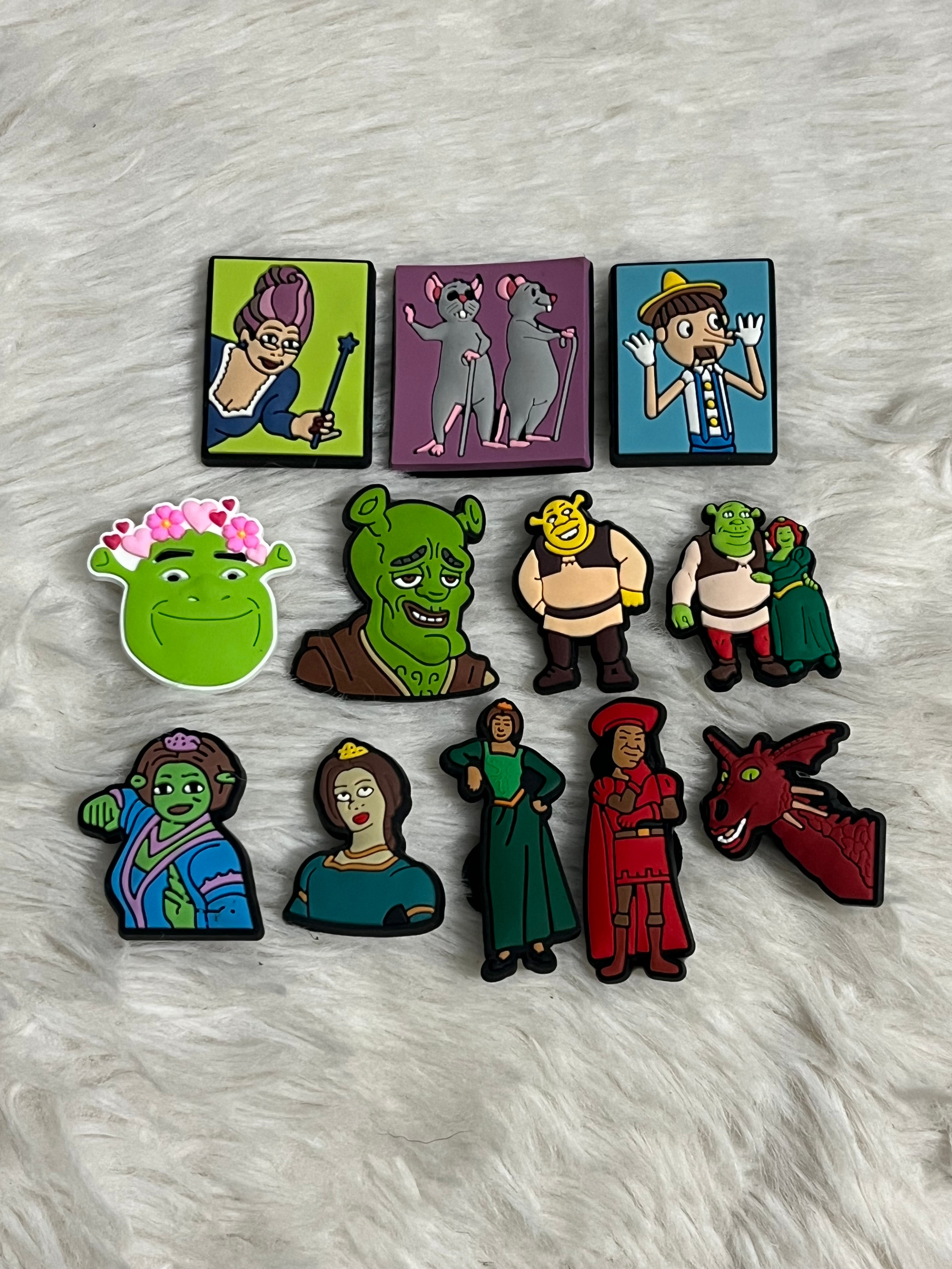 Shrek Shoe Charms – Rockin Crocs & Crafts