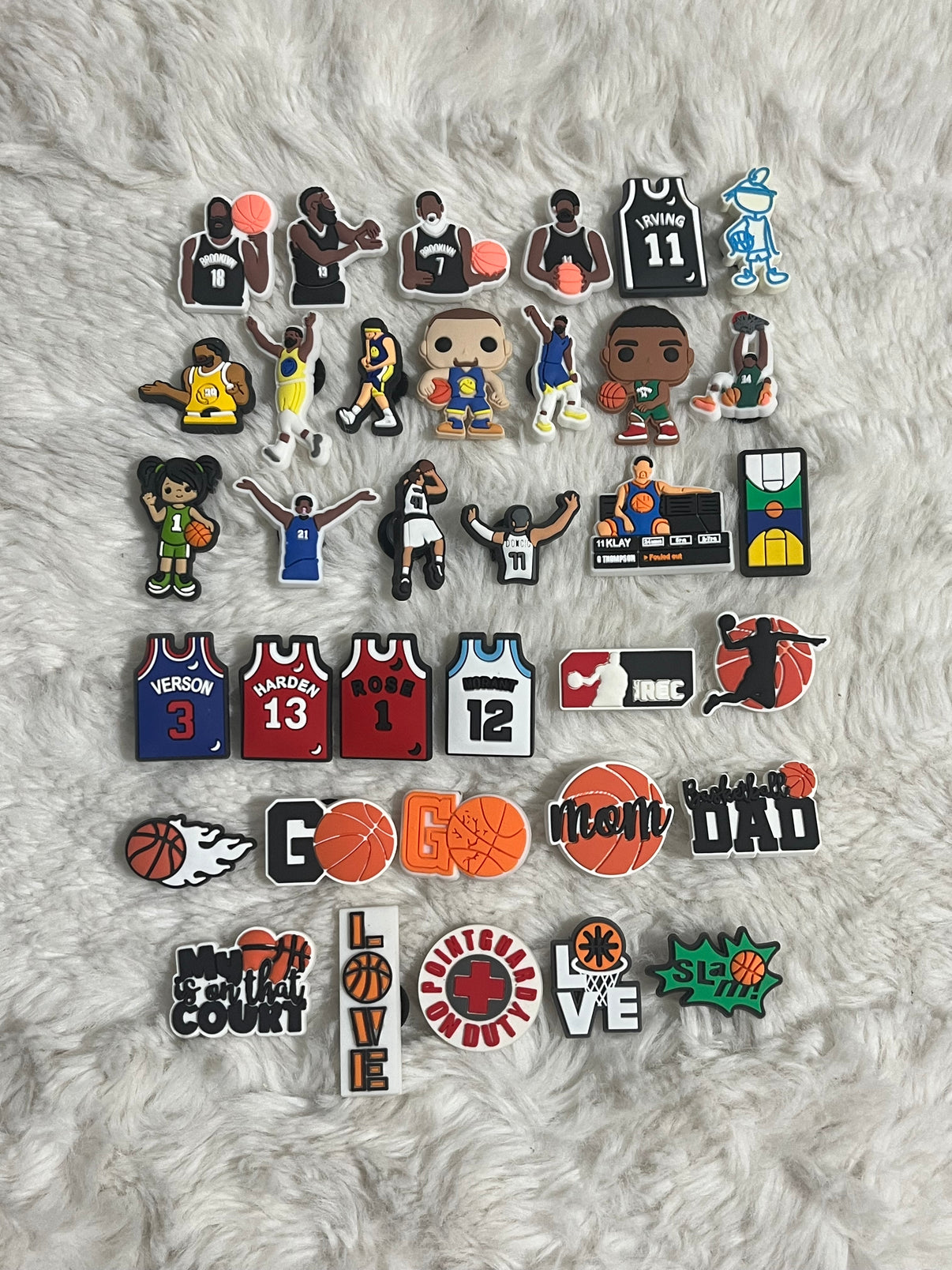 Basketball Shoe Charms – Rockin Crocs & Crafts