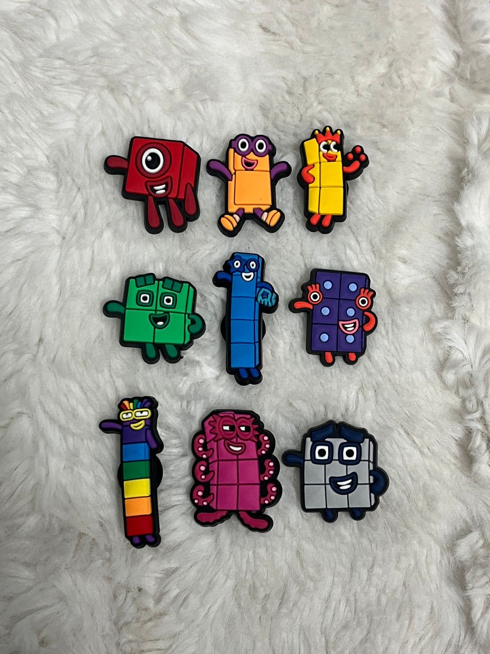 Numberblocks Shoe Charms – Rockin Crocs & Crafts
