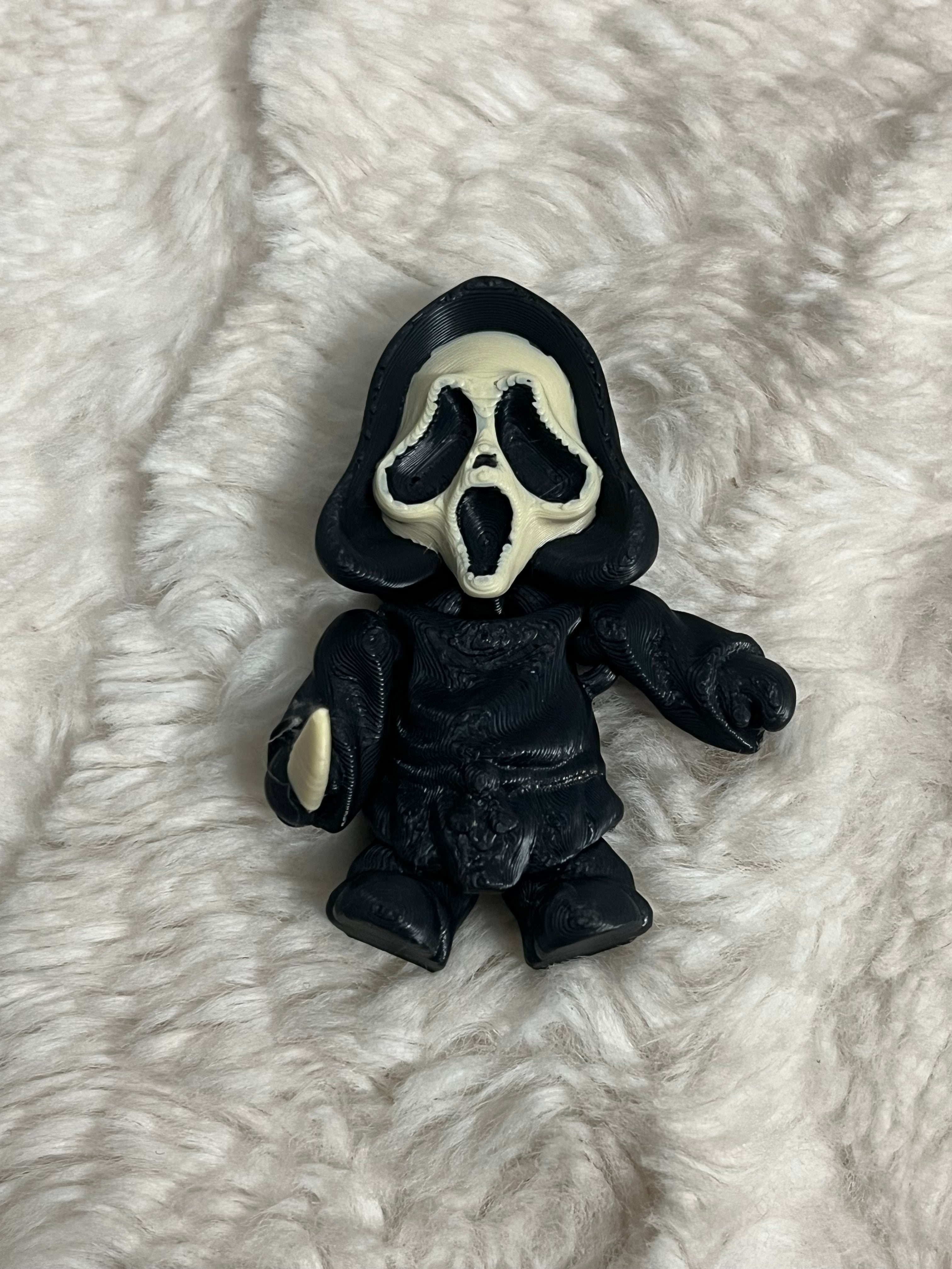 Ghost Face Mini 3D Print – Rockin Crocs & Crafts