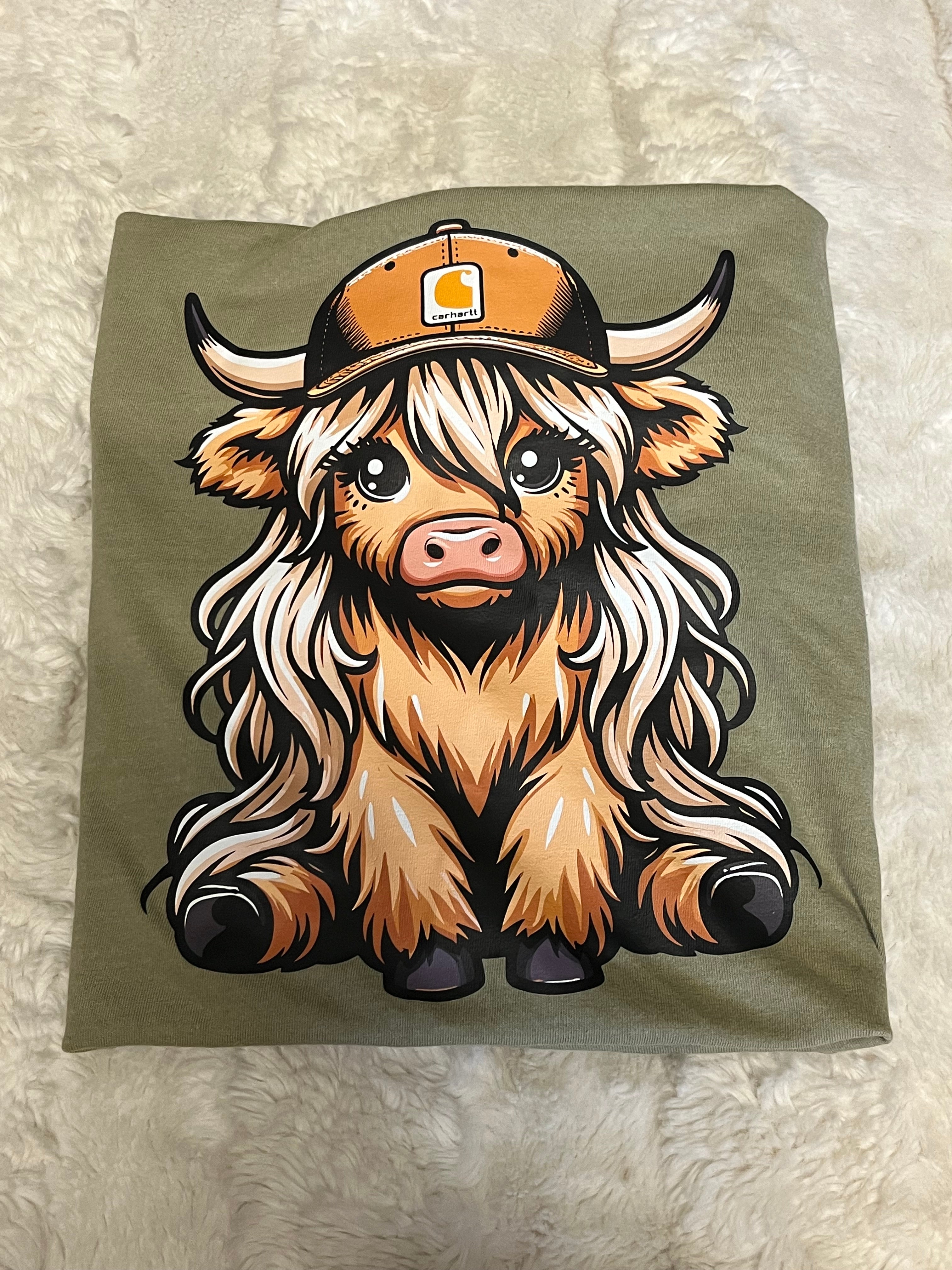 Highland Cow T-Shirt – Rockin Crocs & Crafts