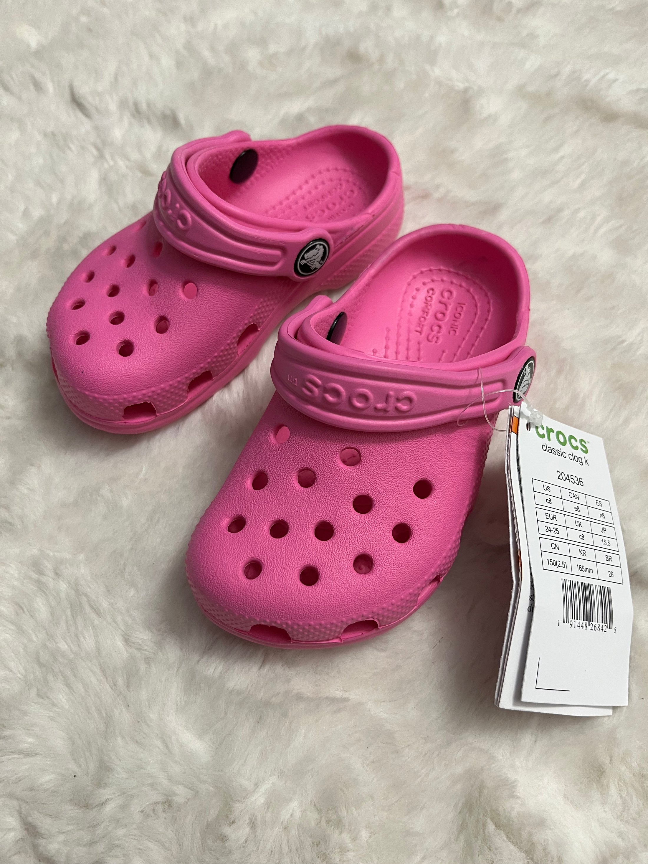 Light Pink Crocs – Rockin Crocs & Crafts