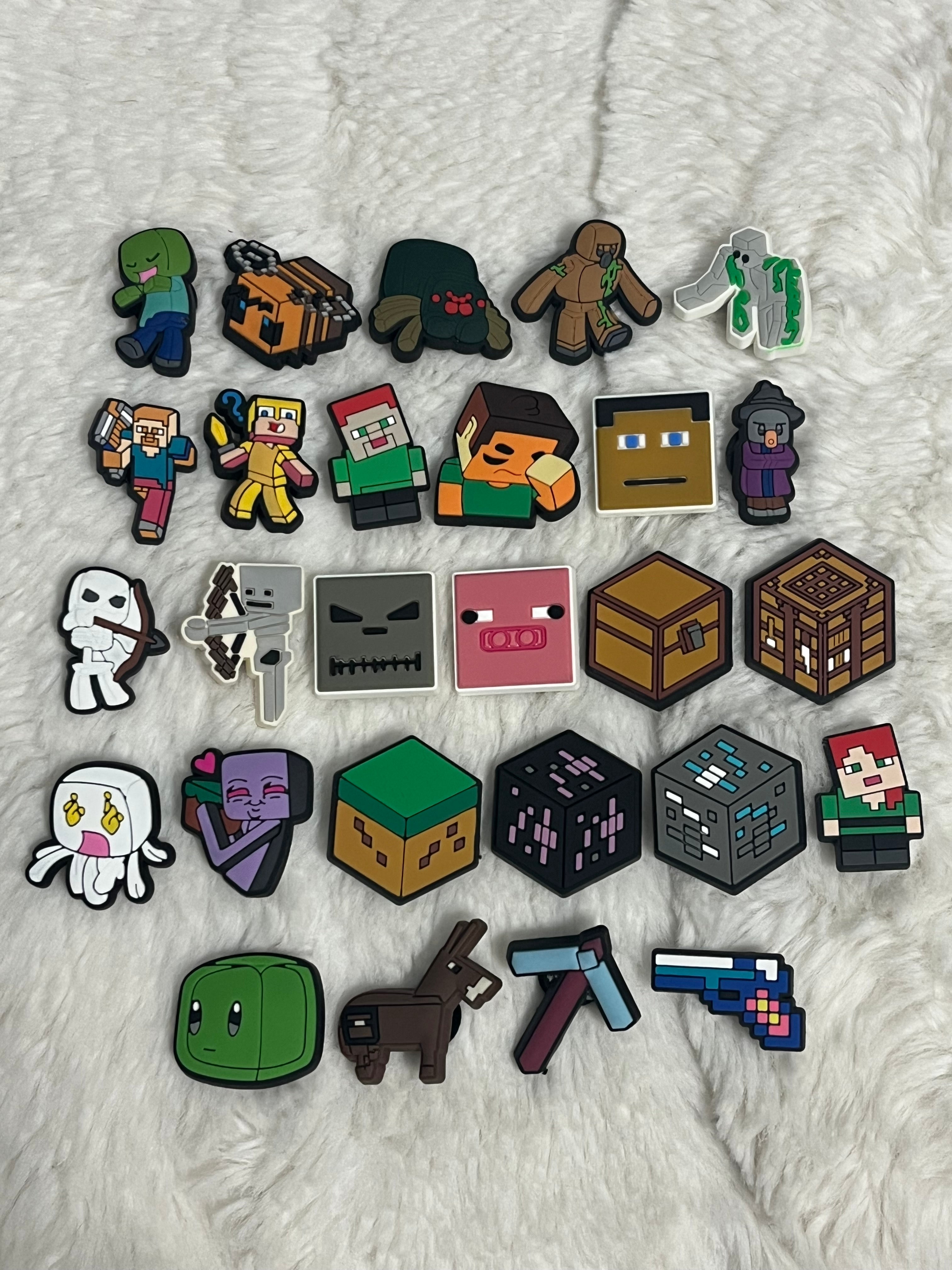 Minecraft Shoe Charms – Rockin Crocs & Crafts