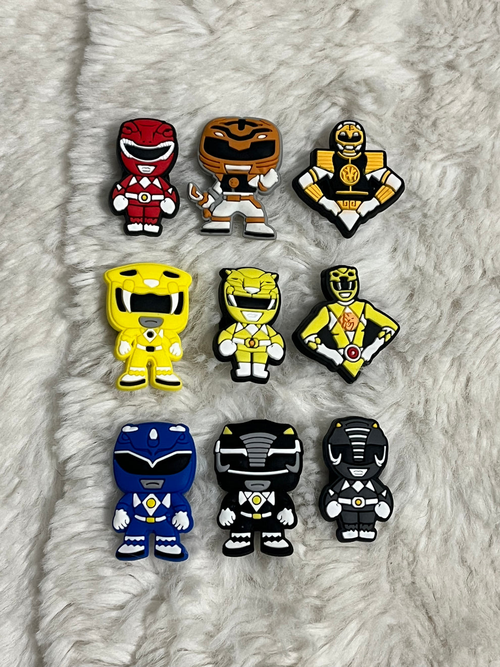 Power Rangers Shoe Charms – Rockin Crocs & Crafts