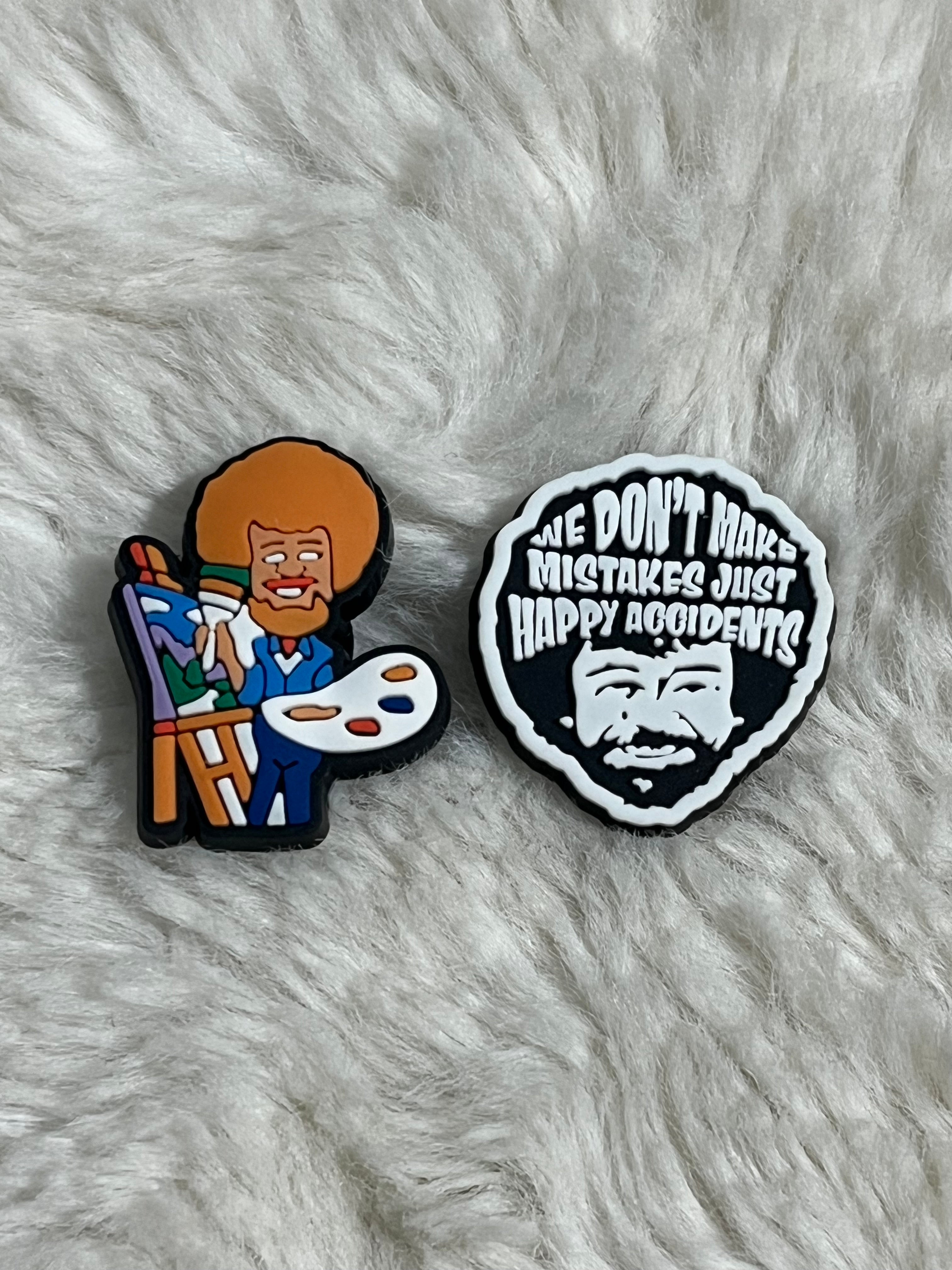 Bob Ross Shoe Charms – Rockin Crocs & Crafts