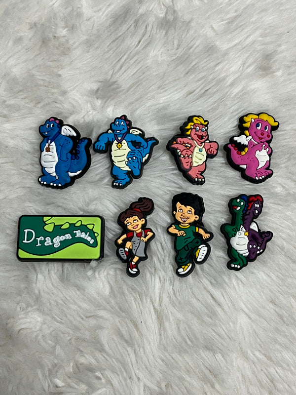 Dragon Tales Shoe Charms – Rockin Crocs & Crafts
