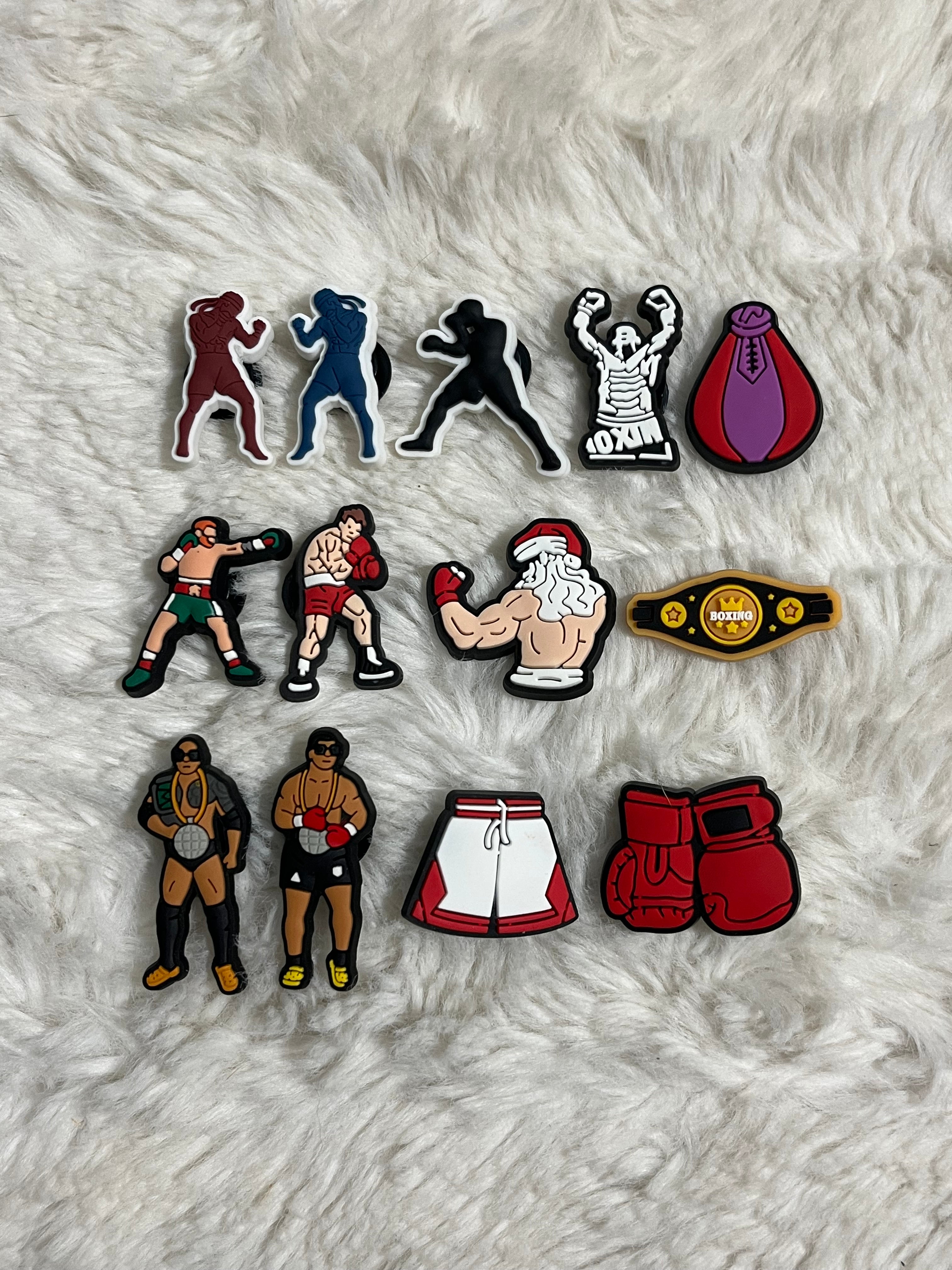 Boxing Shoe Charms – Rockin Crocs & Crafts