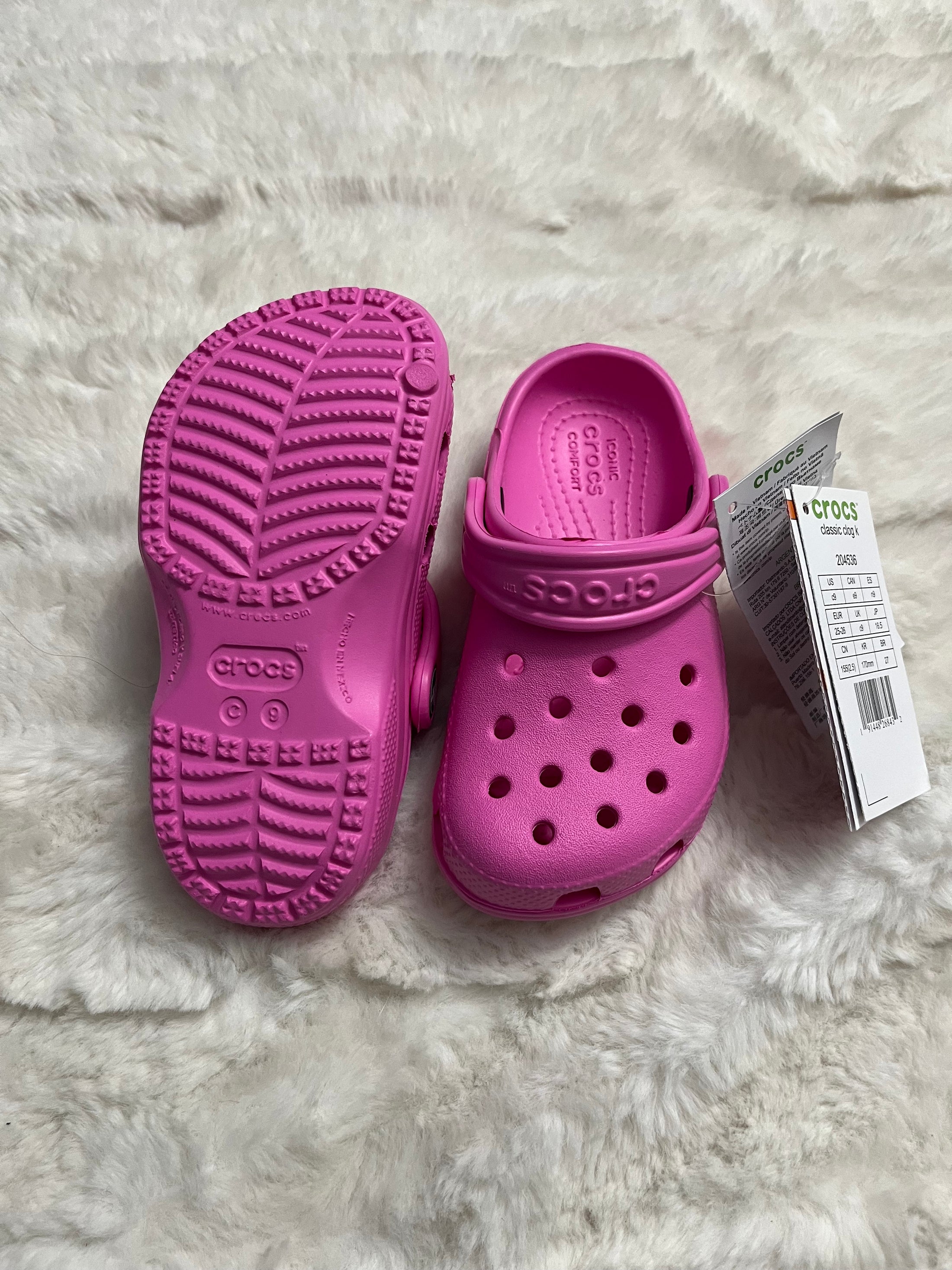 Light Pink Crocs – Rockin Crocs & Crafts