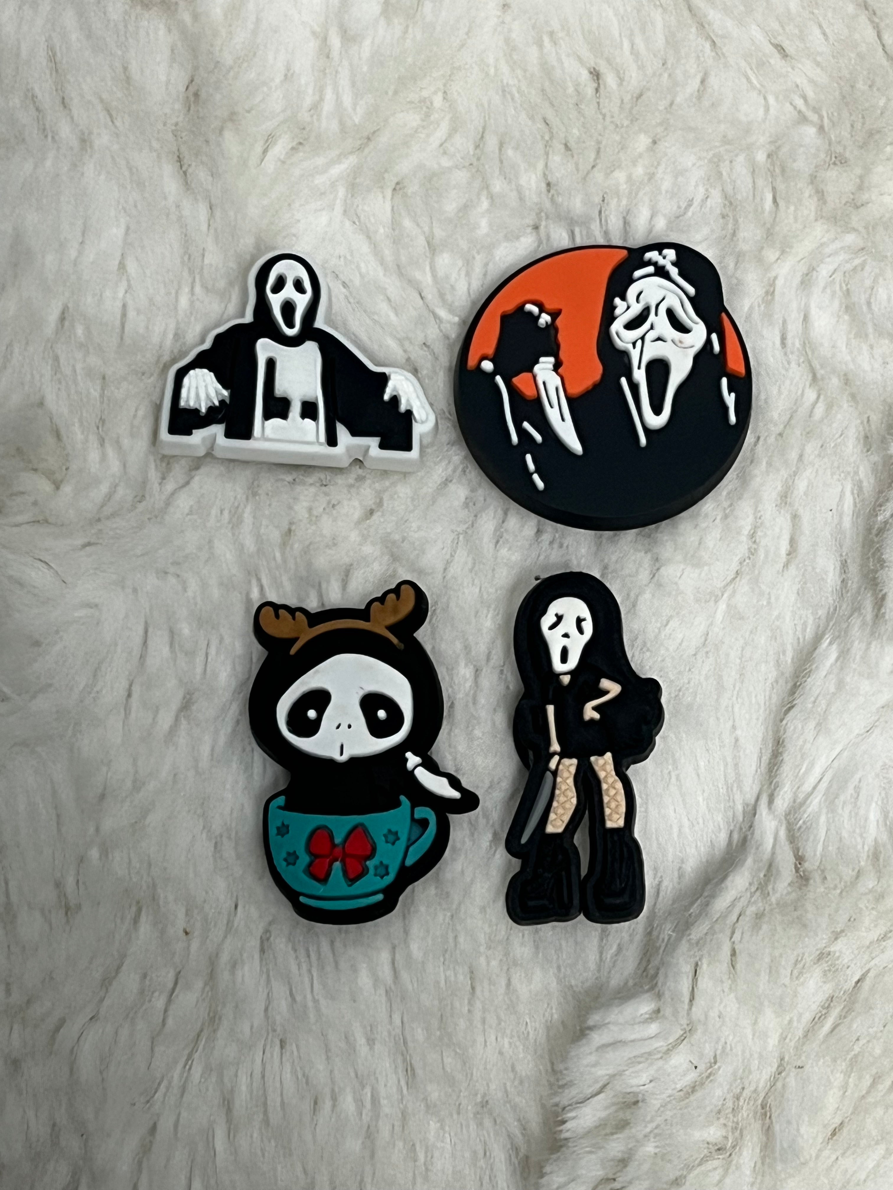 Scream Shoe Charms – Rockin Crocs & Crafts